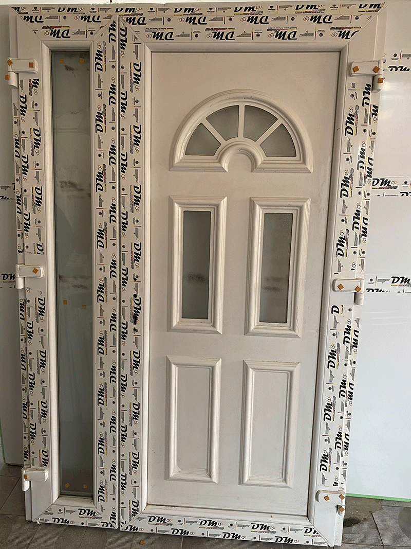 Ulazna PVC vrata dvokrilna 120×210