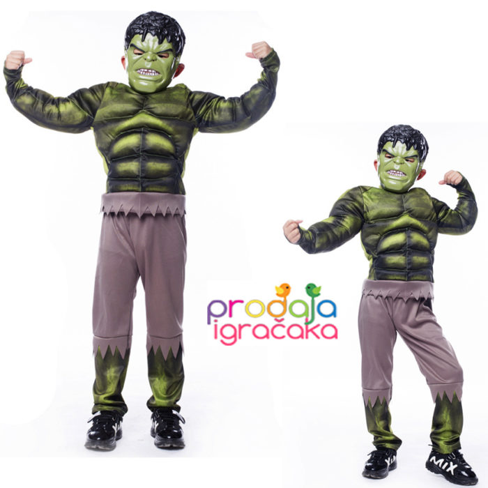 Hulk kostim za decu od 2-4 godine
