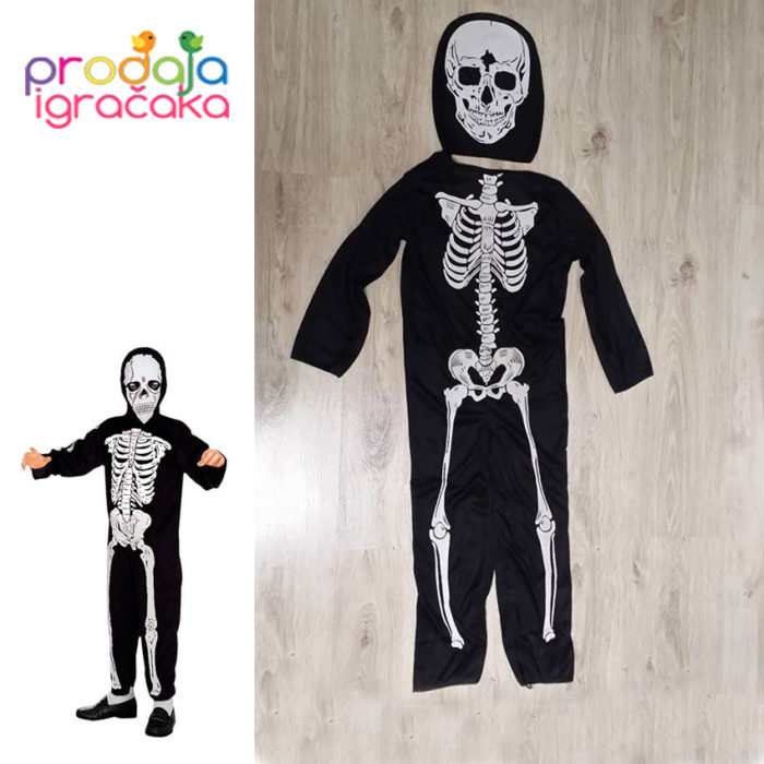 Kostur,skelet kostim za decu
