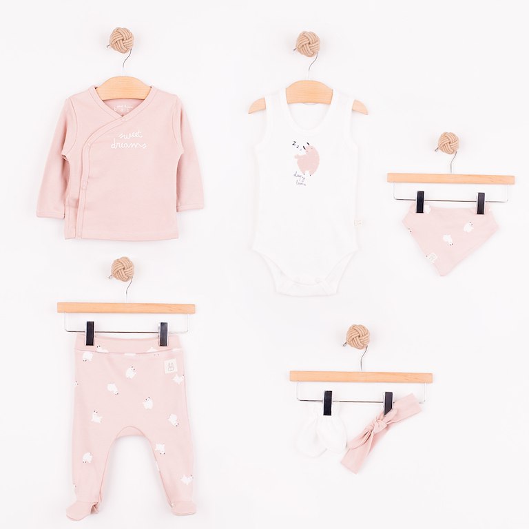 Baby set za devojčice “Lamas in Pyjamas 6/1”