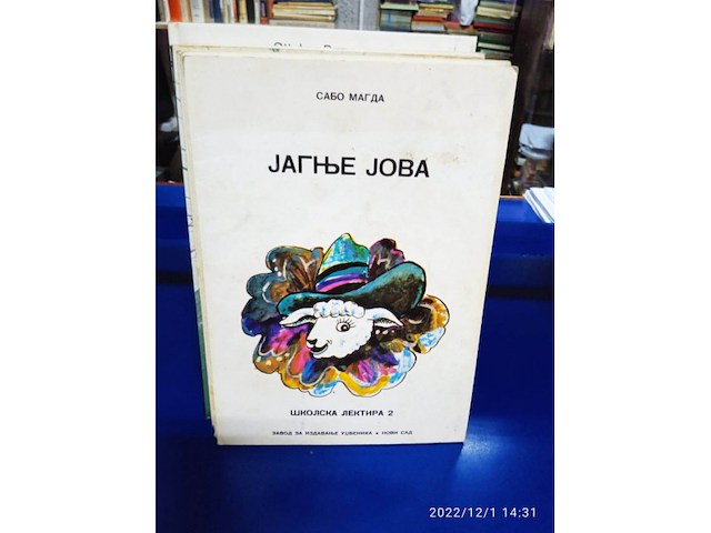 JAGNJE JOVA -Sabo Magda Novi Sad 1982 god, 36 str, meki