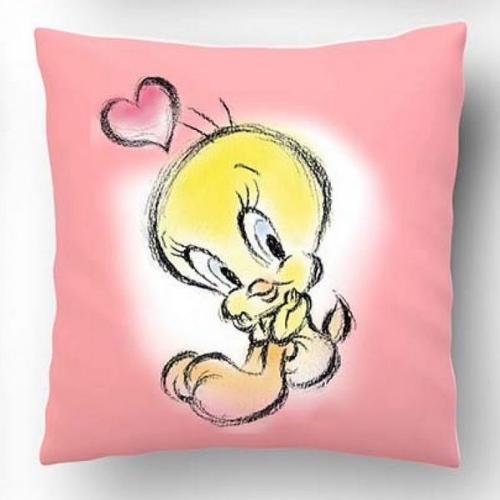 Stefan jastuk ukrasni tweety roze srce