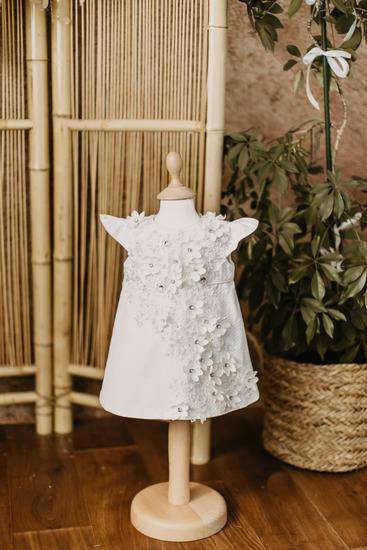 Bela haljina za prvi rodjendan ili krstenje