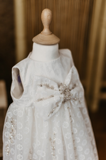 Bela haljina za prvi rodjendan ili krstenje