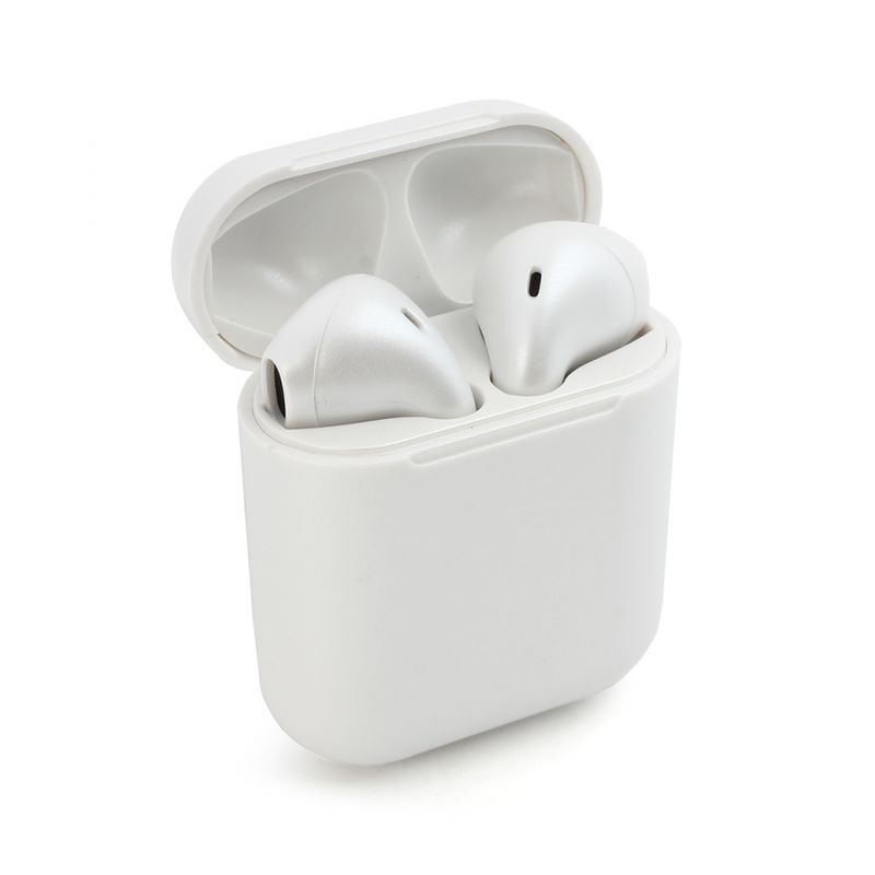 Bluetooth slusalice Airpods Inpods metalik bele HQ