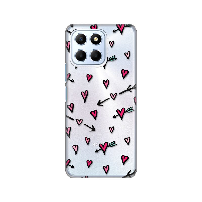 Maskica Silikonska Print za Honor X6 Heart Pattern