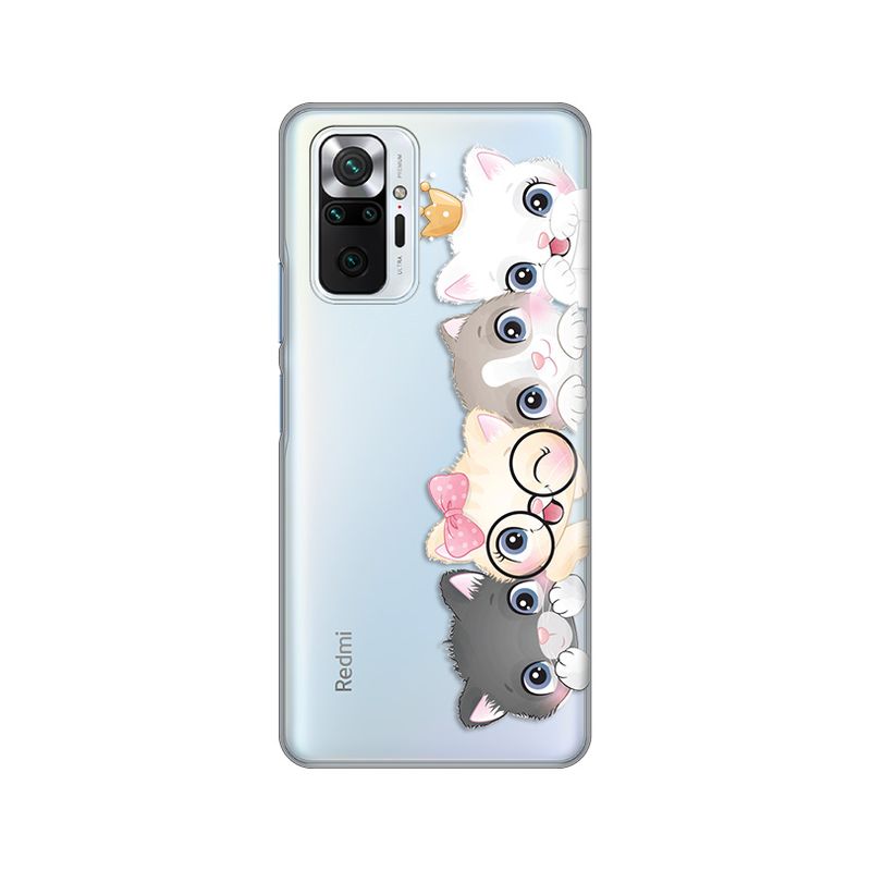 Maskica Silikonska Print Skin za Xiaomi Redmi Note 10 Pro/10 Pro Max Cats