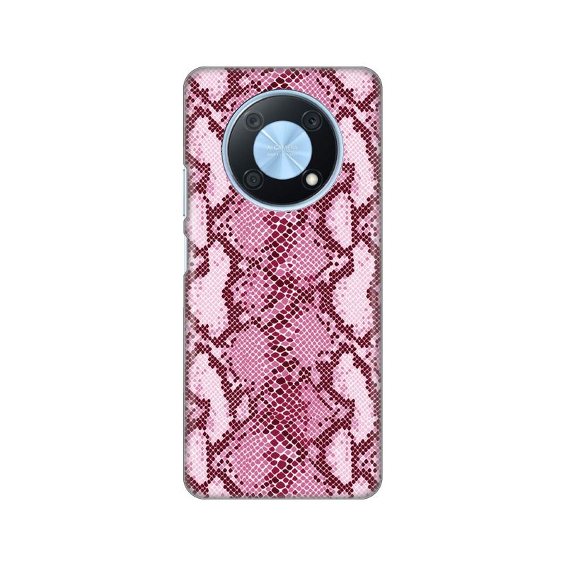 Maskica Silikonska Print za Huawei Y90 Pink Snake