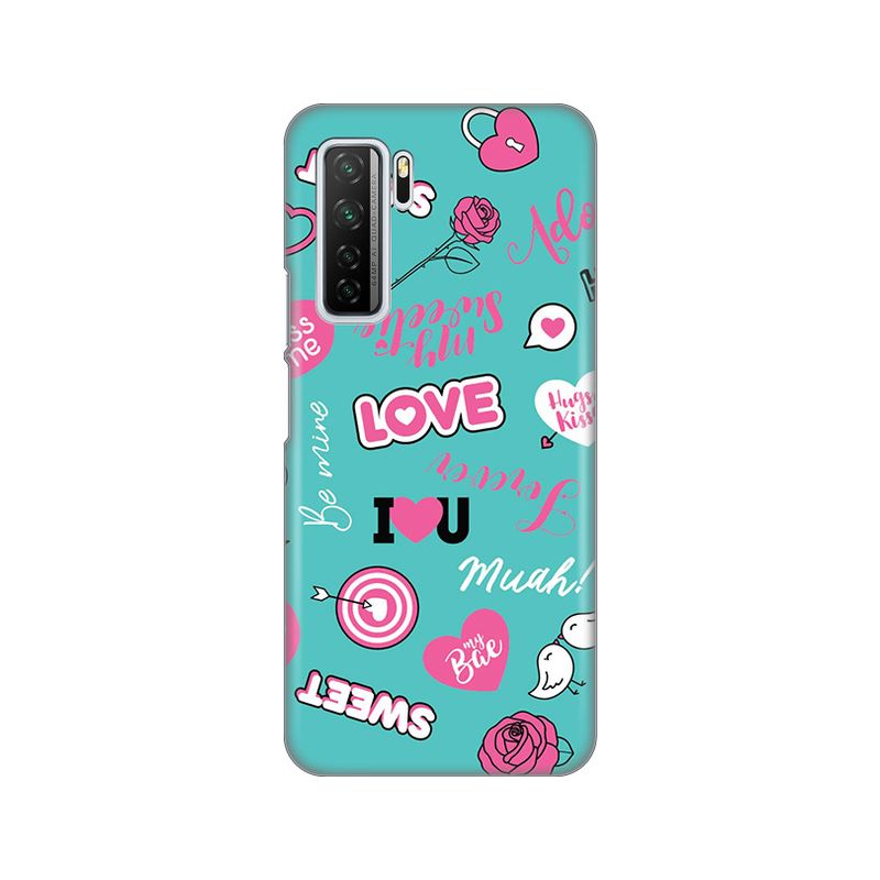 Maskica Silikonska Print za Huawei P40 Lite Love