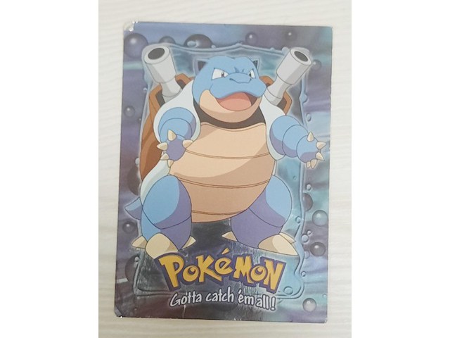 Topps Pokemon #09 Blastoise Holo Foil Car