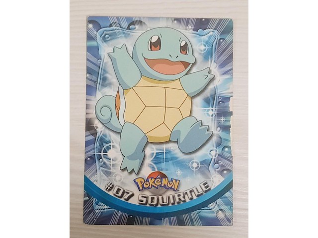 Pokemon Card Topps N°07 - Squirtle