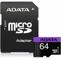 SD Card 64 GB A-DATA AUSDX64GUICL10-PA1