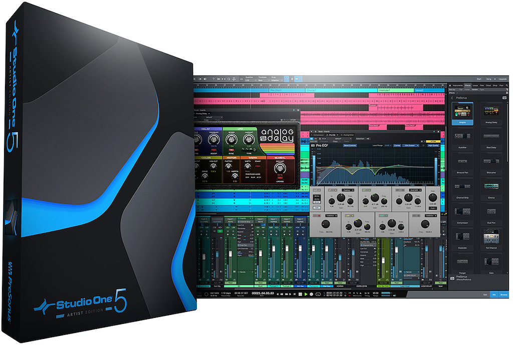 PreSonus Studio One 5 professional Upgrade from Artist Softver (Download)