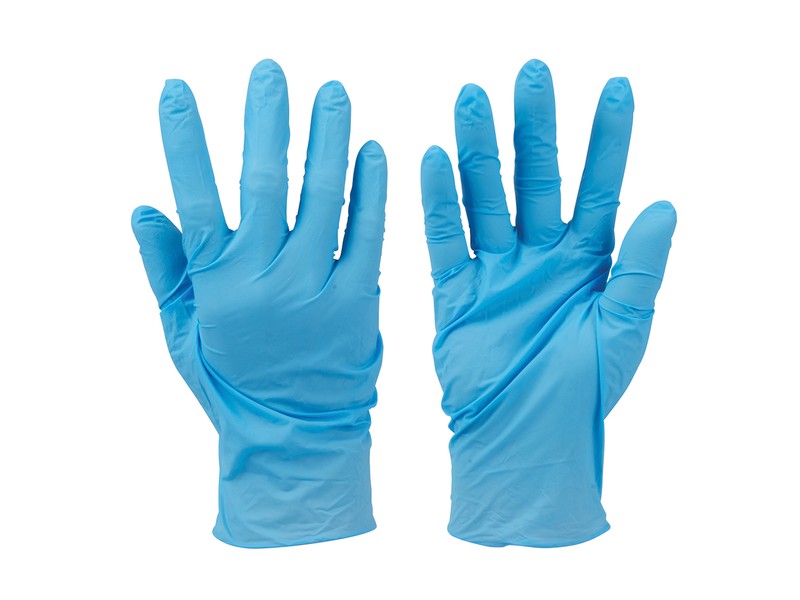 Jednokratne rukavice bez latexa i pudera, 100 kom. plave, velicina L