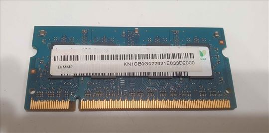 Memorije DDR1 i DDR2 - laptop
