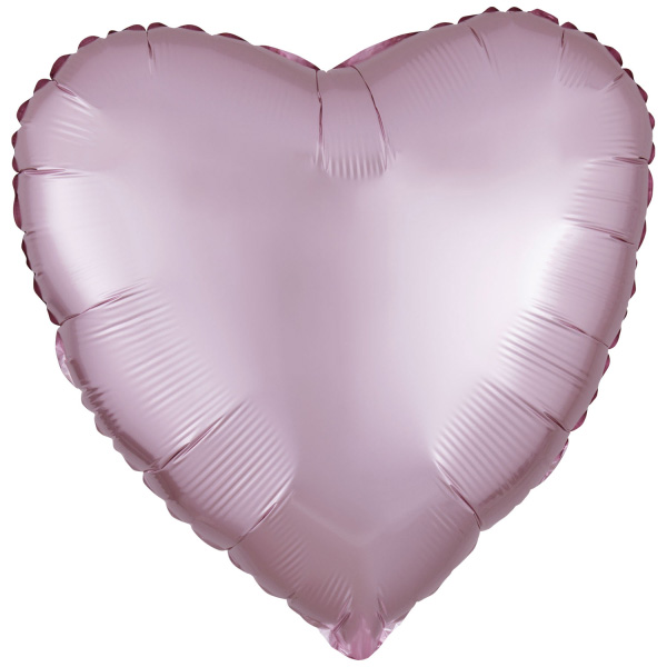 9914120
18″ Foil Silk Lustre Pastel Pink Heart