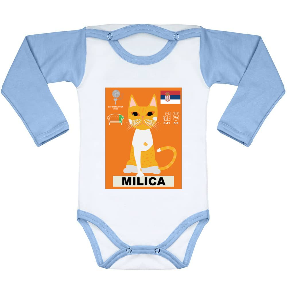 Personalizovana sličica vašeg omiljenog mačko-fudbalera- Milica