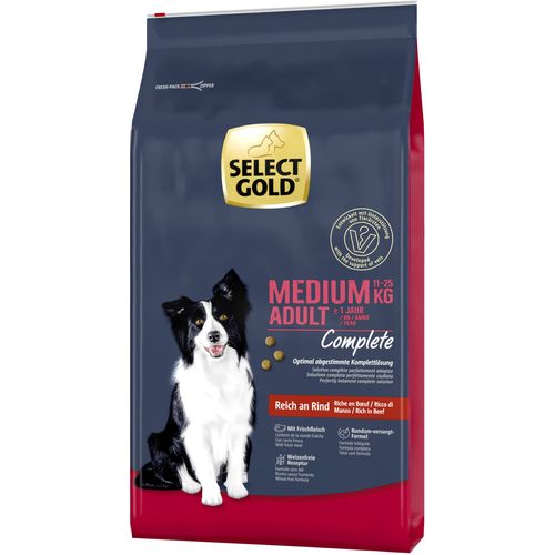 Select Gold DOG Complete Medium Adult govedina 12 kg