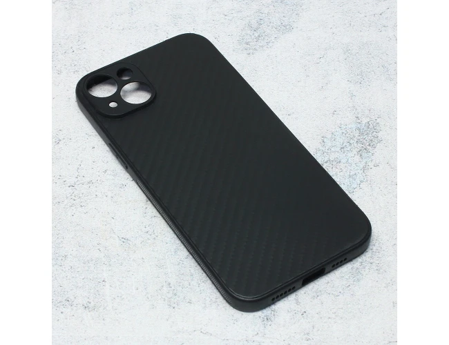 3G Carbon fiber crna zaštitna maska za mobilni iPhone 14 Plus 6.7