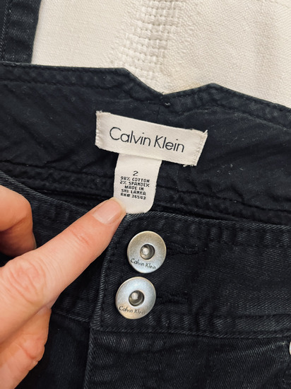 Calvin Klein uske crne farmerke