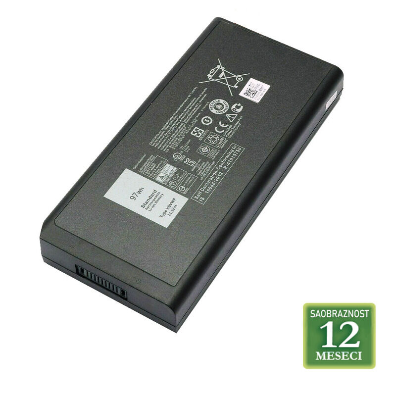 Baterija za laptop DELL X8VWF serije 11.1V 97Wh / 8550mAh