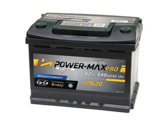 Akumulator POWER MAX Pro pp620 12 V 62 Ah +D