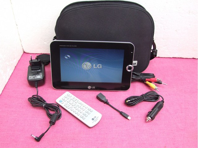 LG portabl DVD-DIVX-USB-MP3-AV IN-OUT plejer FULL+GARAN