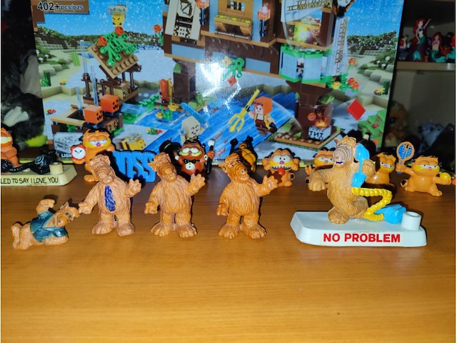 Alf vintage gumene figure iz 80ih ex Yu kolekcija