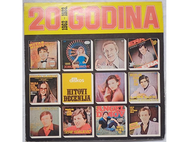 Various - 2LP 20 Godina Diskosa hitovi decenije `62-`82