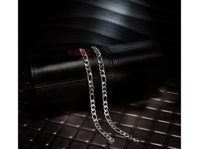 Ogrlica N115 Hiruski Celik - 7.5mm X 2.2mm 60cm