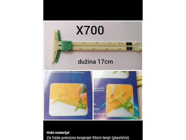 *X700---lenjir za precizno sečenje/kom