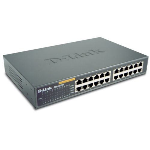 D-Link SOHO DES-1024D, 24 port, 10/100Mbps