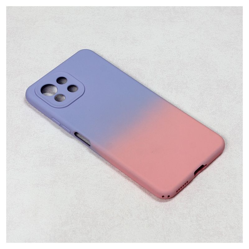 Maskica Double Color za Xiaomi Mi 11 Lite ljubicasto-roze