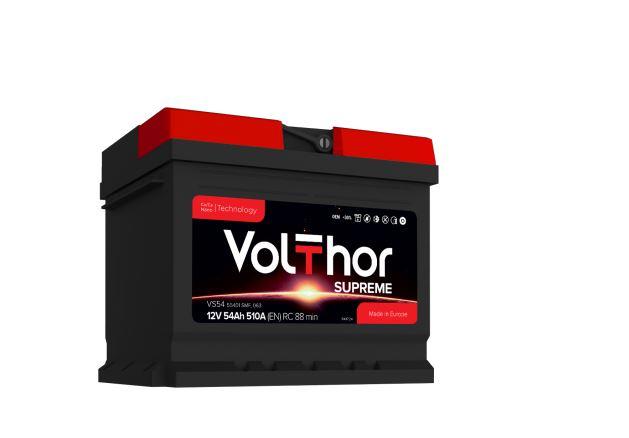 VOLTHOR SUPREME12V 54AH D+ 510A - 207x175x175