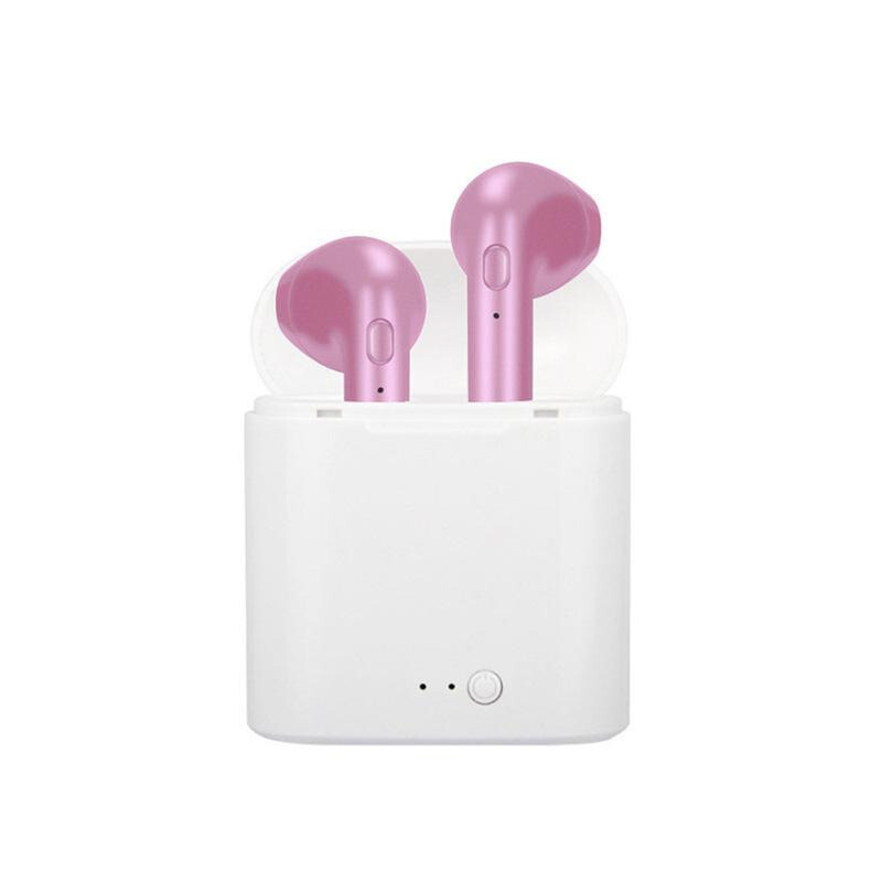 Bluetooth slusalice Airpods i7s TWS ljubicaste HQ