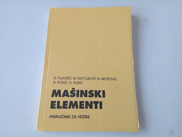 tm - MASINSKI ELEMENTI - prirucnik za vezbe