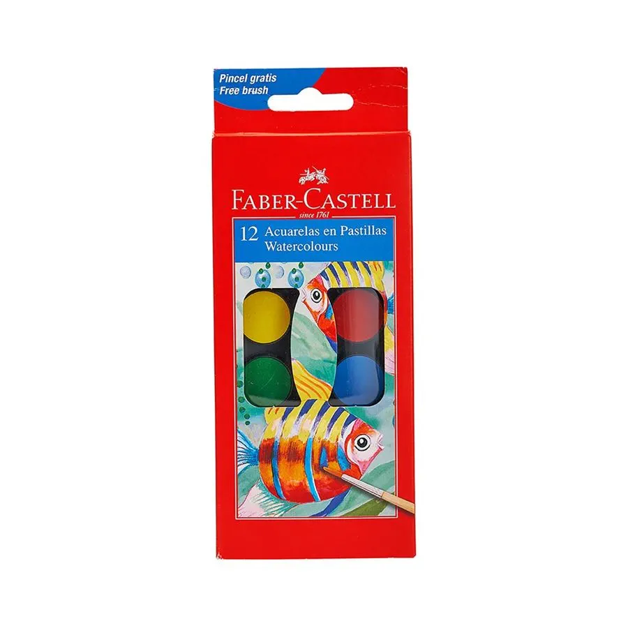 Vodene boje Faber Castell manje 1/12 125011