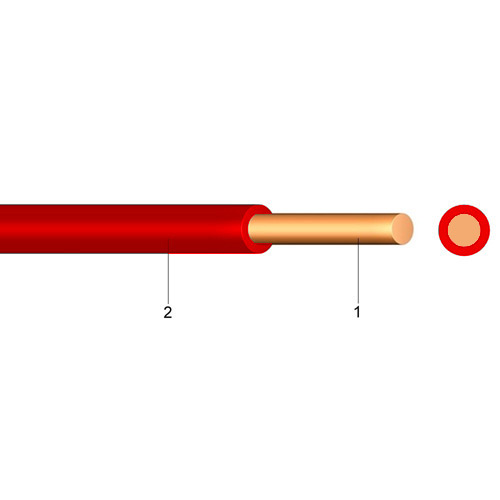 Provodnik P H07V-U 2.5mm² Crveni