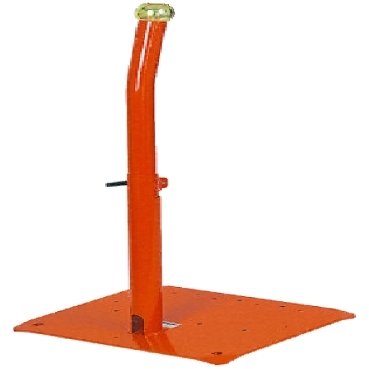 SE Metalni stalak podesiva visina narandžasti za dvoručnu upravljačku stanicu