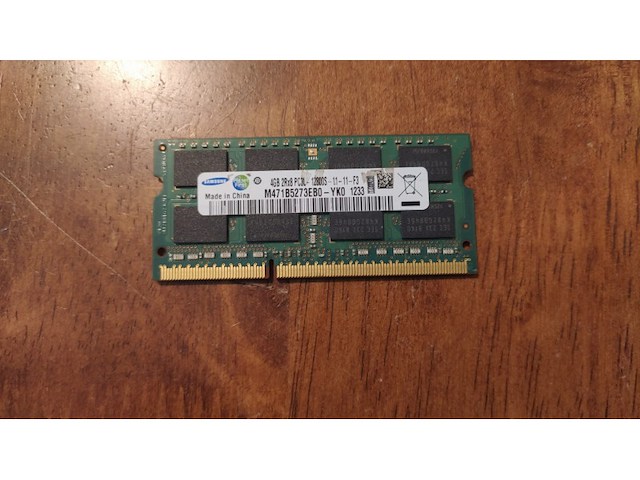 Ram memorija BR2 DDR3 Samsung 4GB , 1600Mhz , PC3L