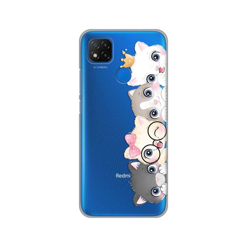 Maskica Silikonska Print Skin za Xiaomi Redmi 9C/10A Cats