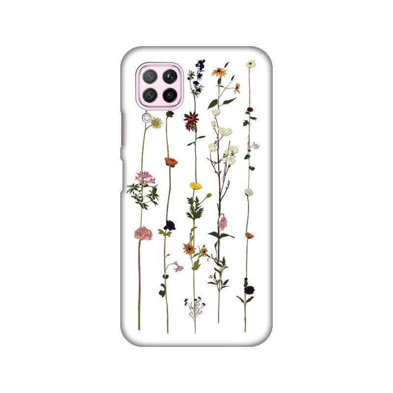 Maskica Silikonska Print Skin za Huawei P40 Lite/Nova 6 SE Flower