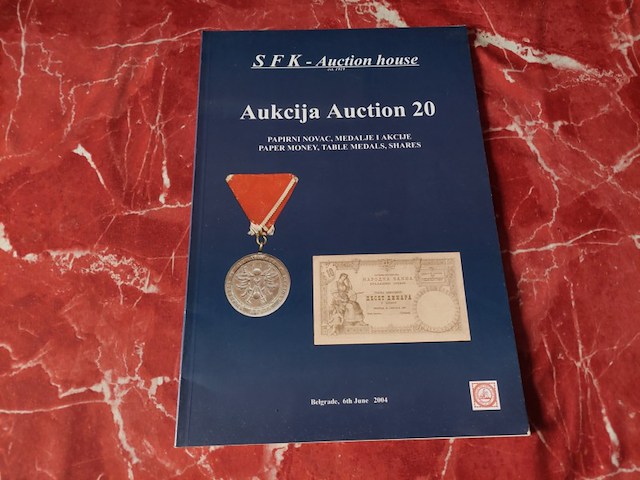 SFK - AUCTION HOUSE  AUKCIJA  20