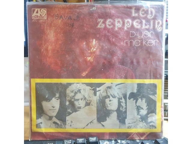 Led Zeppelin ‎– D`yer Mak`er, single, retko