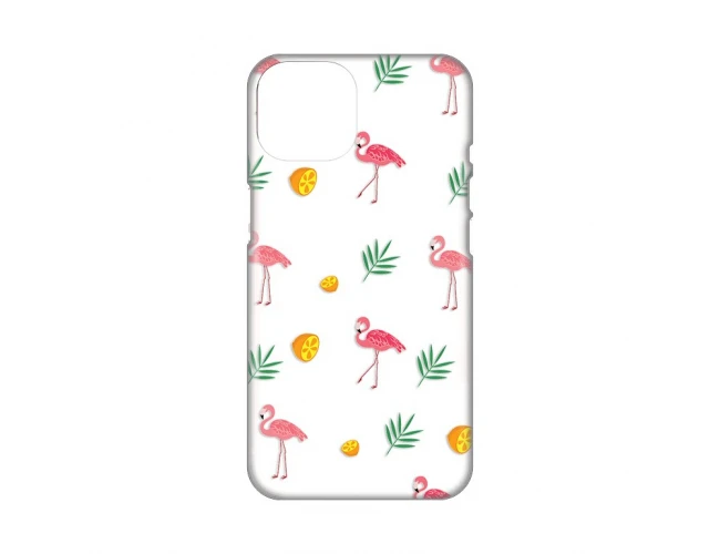 3G Print Skin Flamingos zaštitna maska za iPhone 14