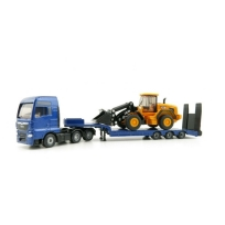 SIKU MAN TRUCK WITH LOW LOADER AND JBC 1752