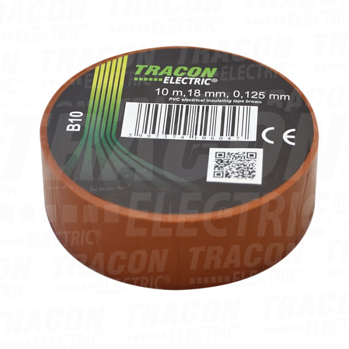 Izolir traka braon10m×18mm. PV C. 0-90C. 40kV/mm