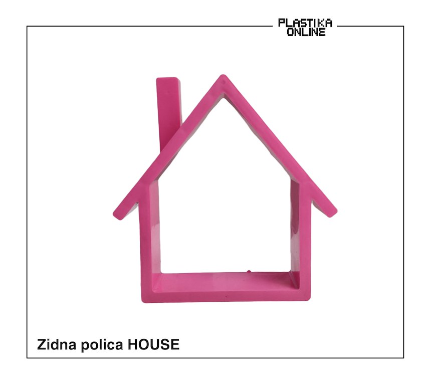 Zidna polica kućica – HOUSE
