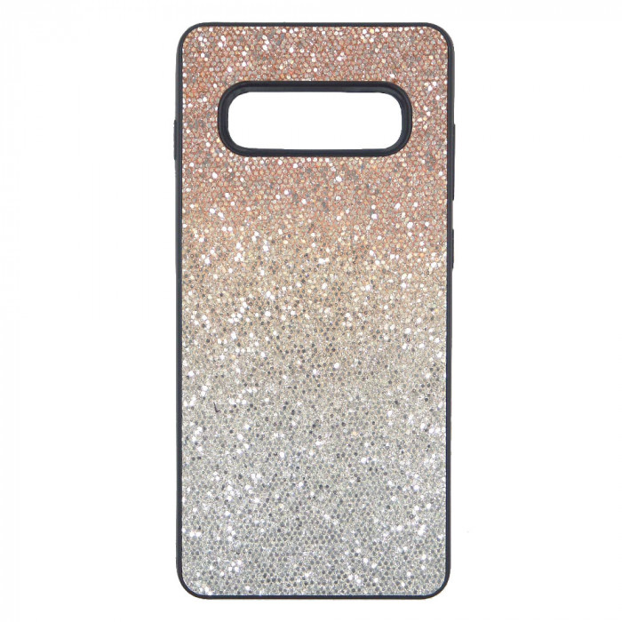 Futrola silikonska colorful sparkly za Samsung G975F Galaxy S10 Plus zlatna