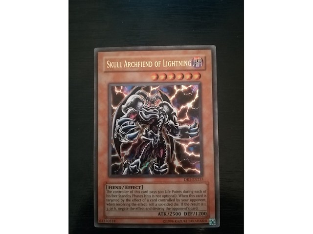 Yu-GI-OH!- Skull Archfiend of Lightning (Ultra rare)